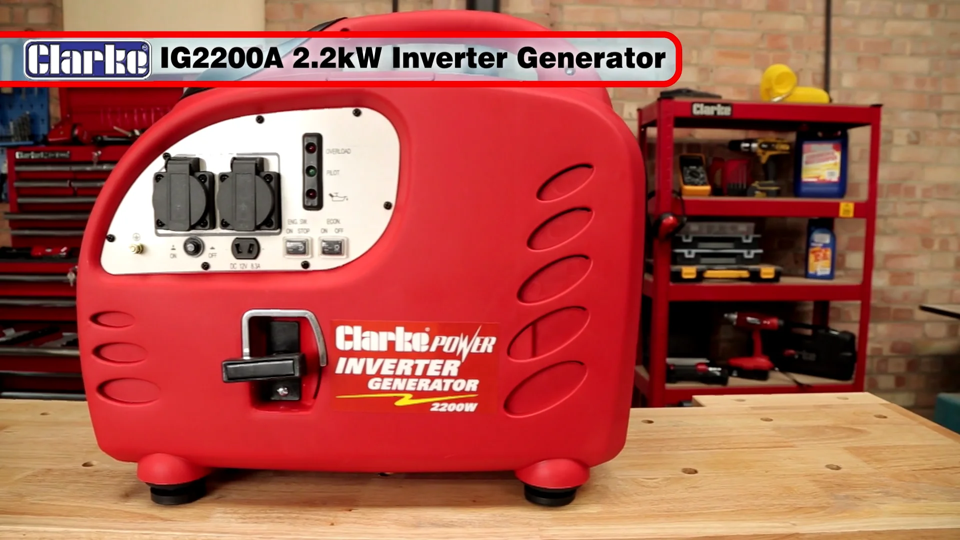 Clarke IG2200A Inverter Generator - 010617121