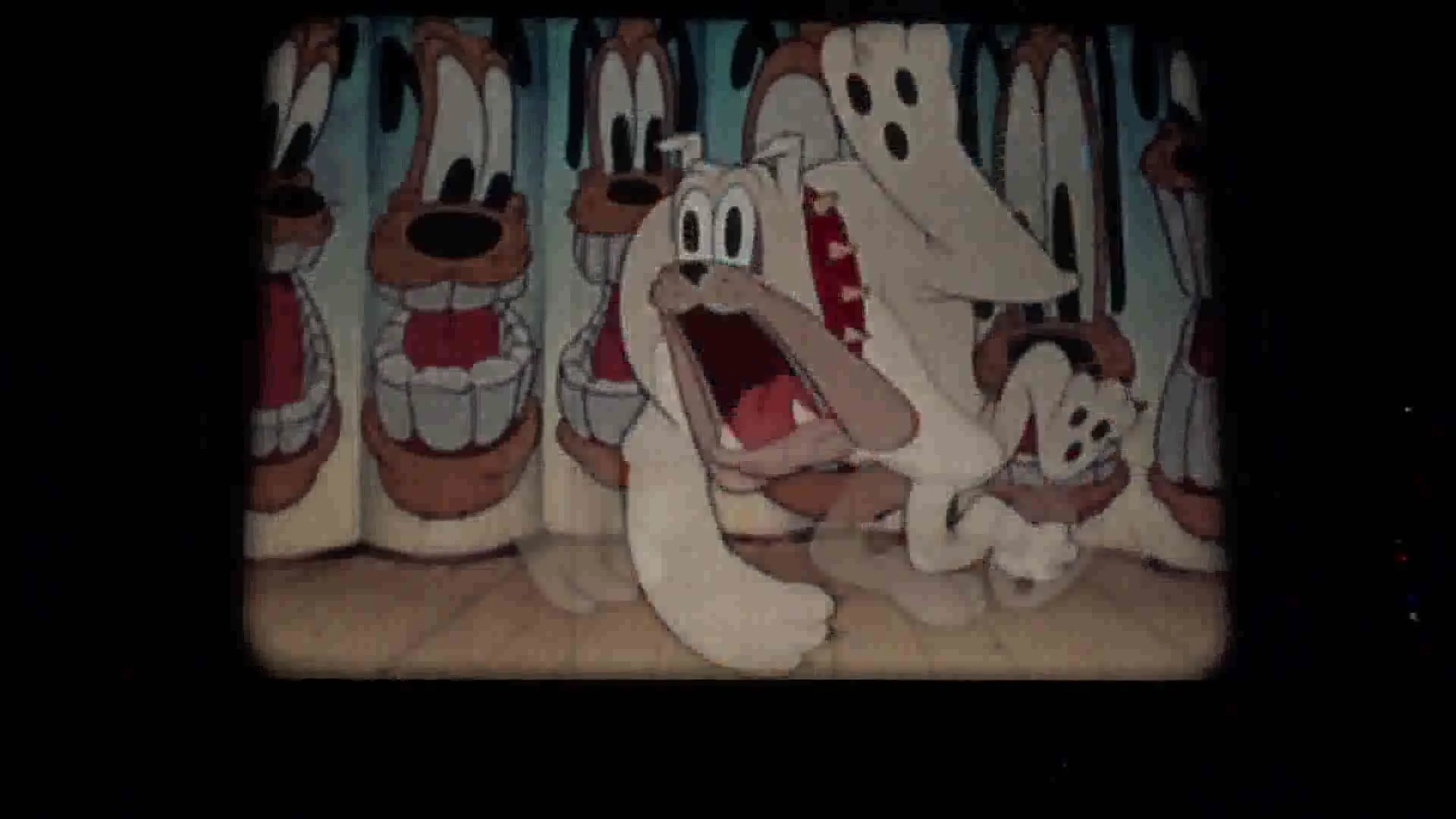 Disney's BONE TROUBLE Cartoon with Pluto in IB Technicolor