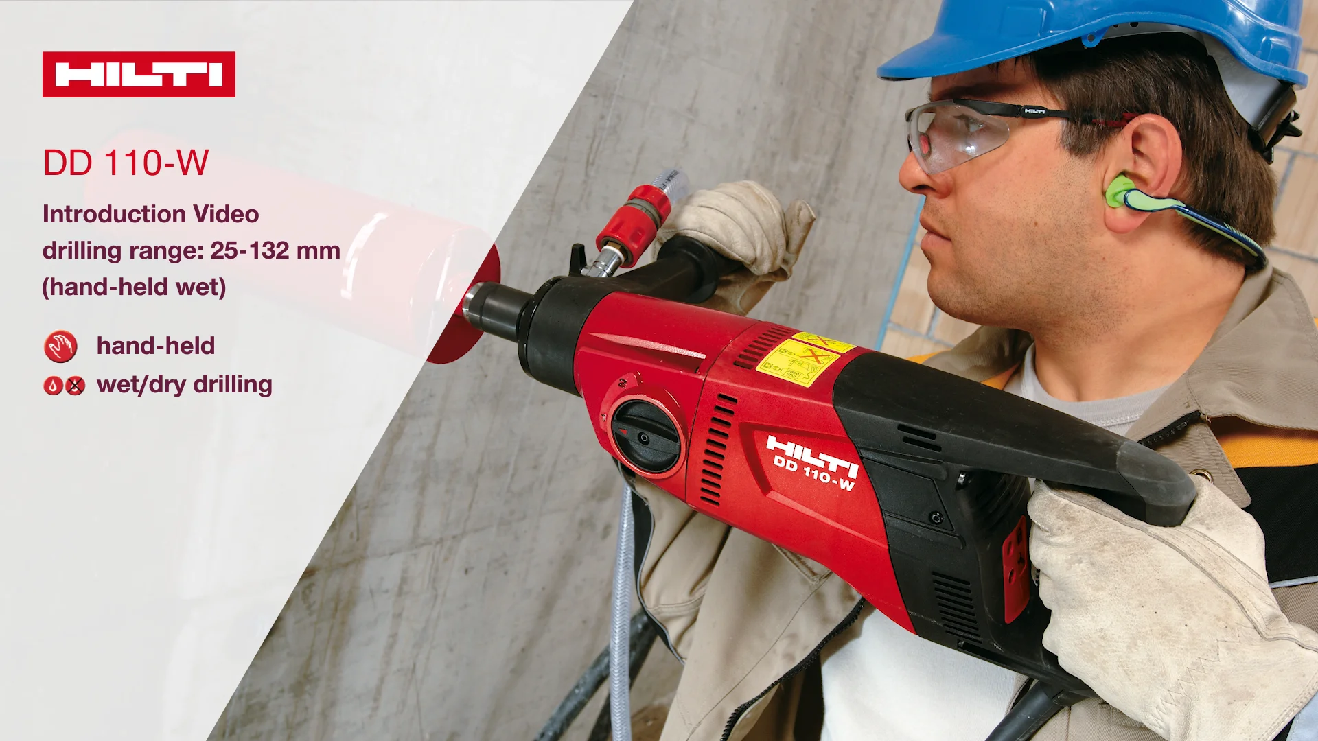 Hilti DD110 W Introduction instructional EN