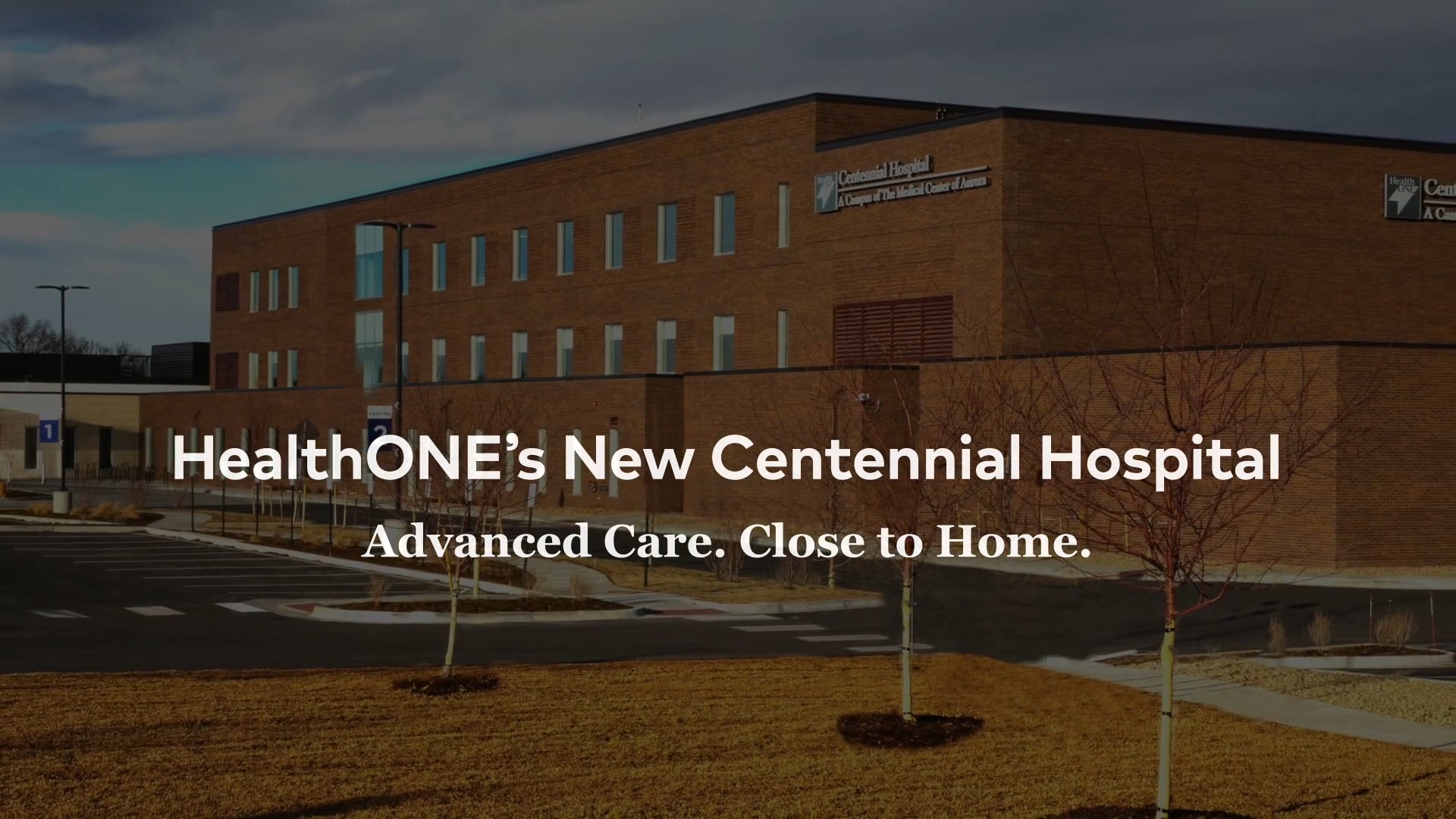 HealthONE's New Centennial Hospital on Vimeo