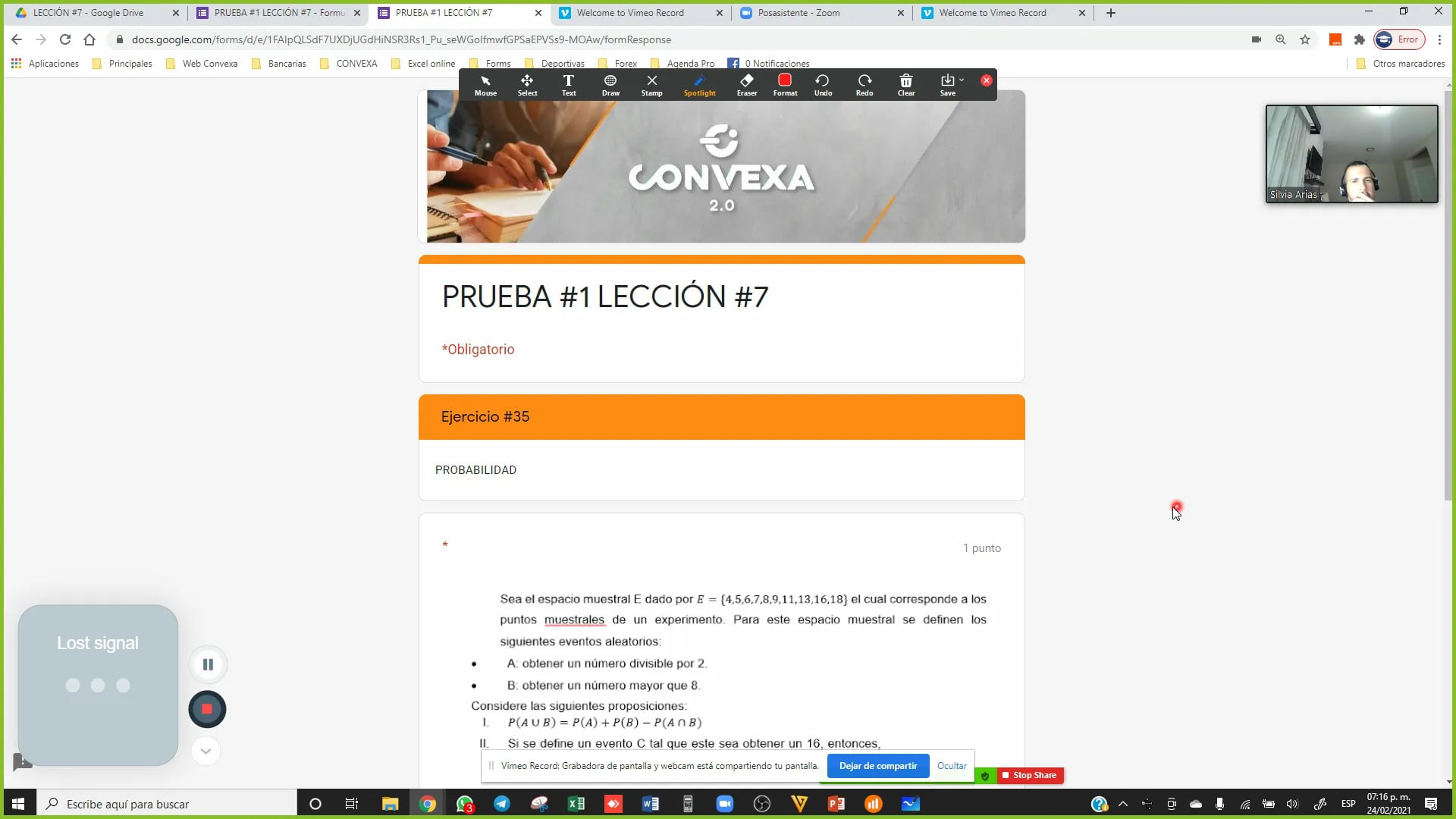 PRUEBA LECCIÓN #5 BXM 2021 - EJERCICIO #35 on Vimeo