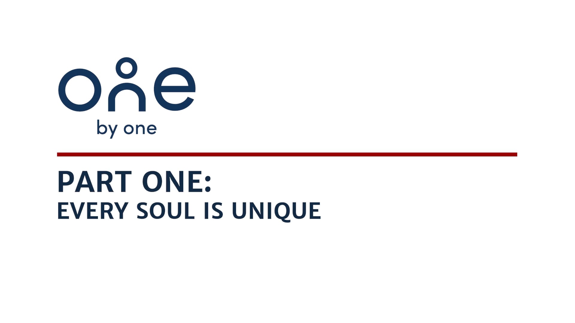 One By One - Part 1 on Vimeo