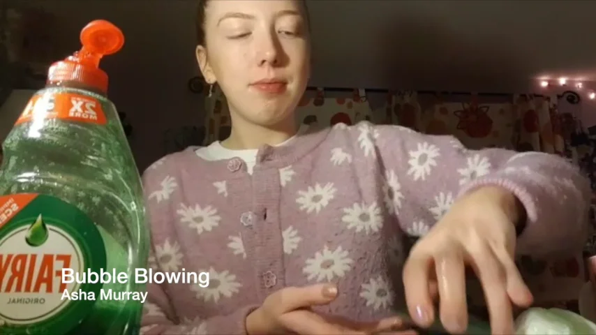 Bubble Blowing Asha Murray on Vimeo