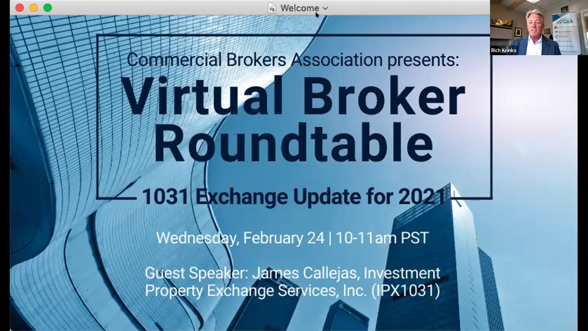 Virtual Broker Roundtable 2.24.21