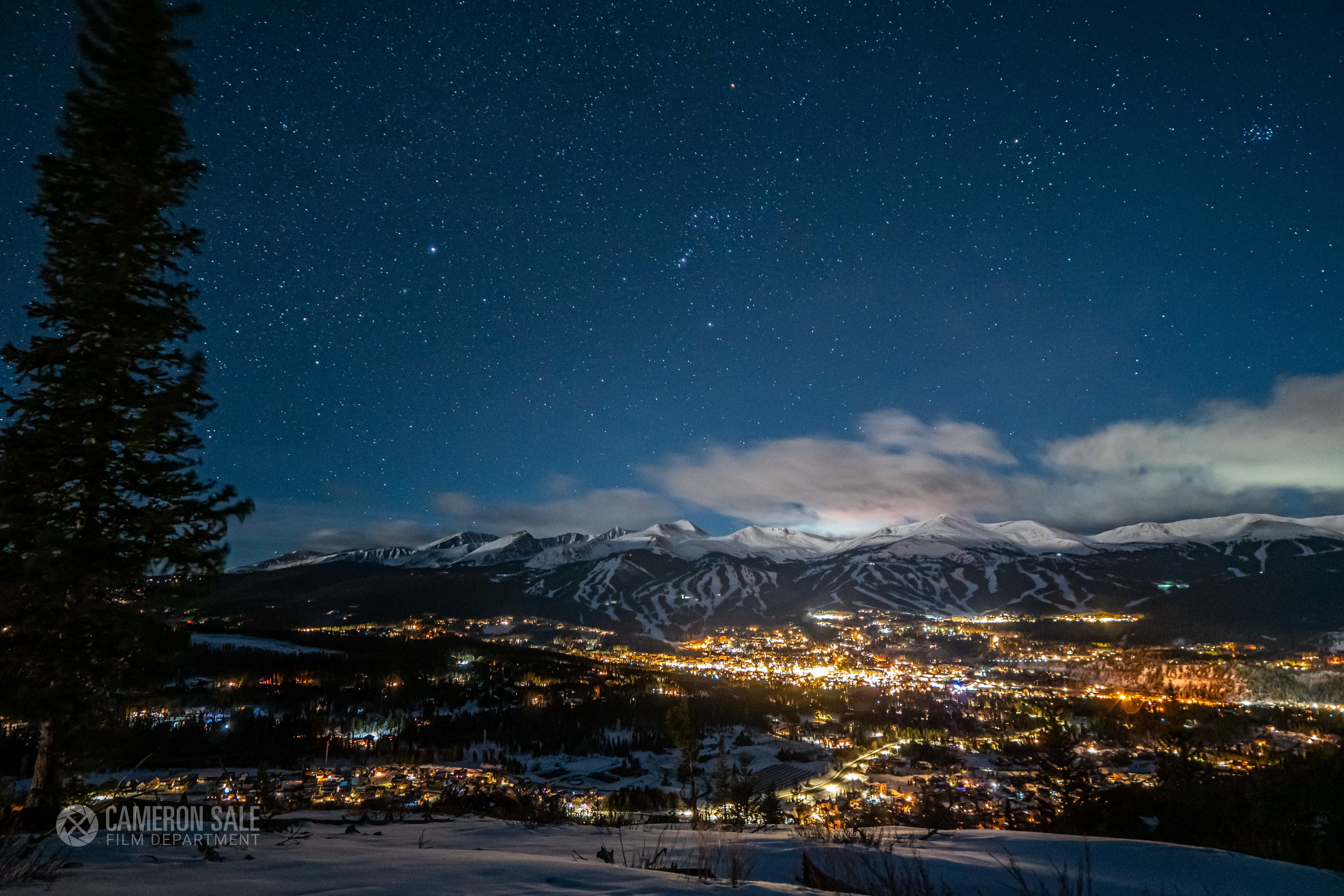 Breckenridge, Colorado | Town and Ski Resort at Night - Nightlapse 4K ...