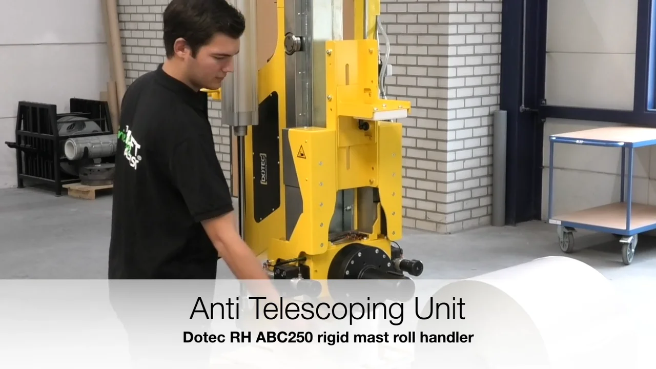 Roll handling solutions - Dotec RH ABC250 rigid mast roll handler ...