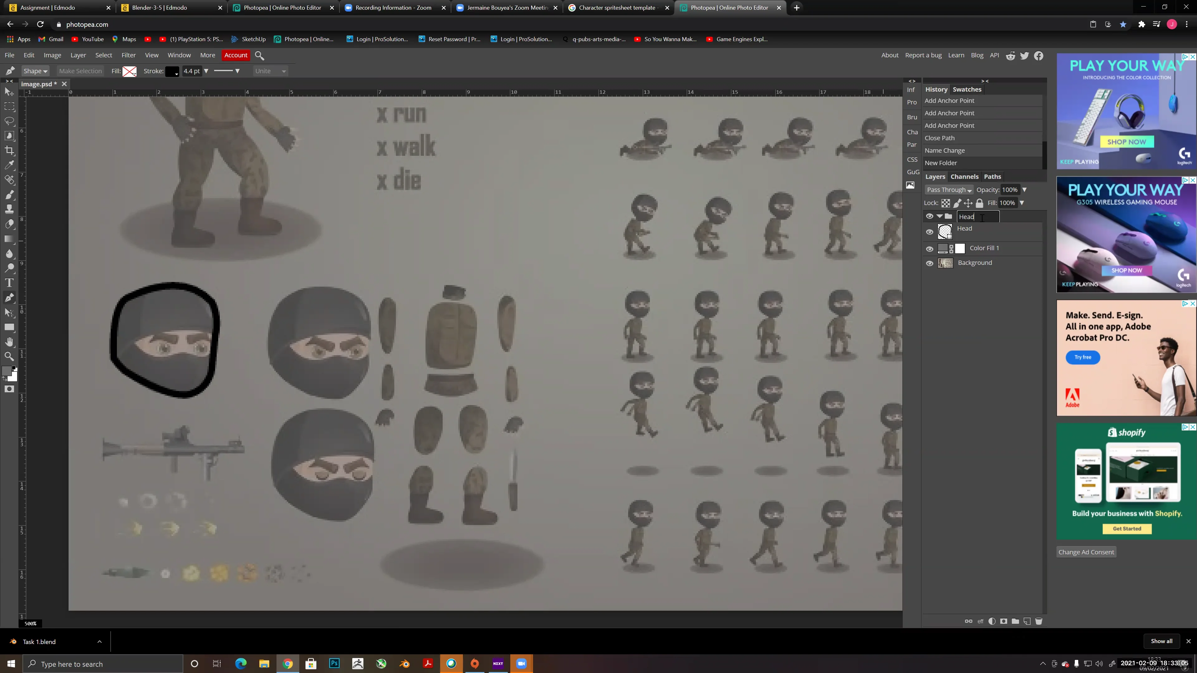 Character design tutorial Photopea part 1 on Vimeo