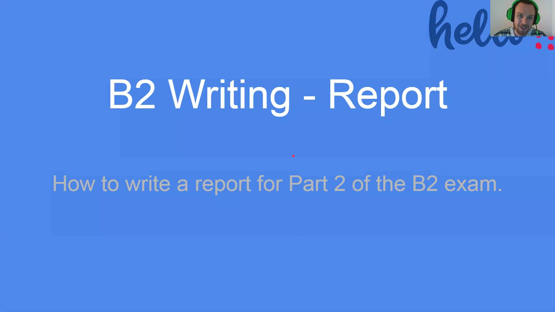 B2 Report on Vimeo