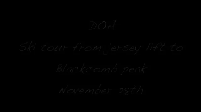 Blackcomb early season DOA couloir on Vimeo