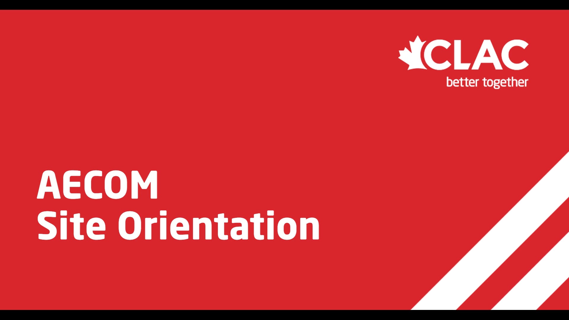 AECOM Site Orientation Video: CNRL Horizon, CNRL Albian on Vimeo