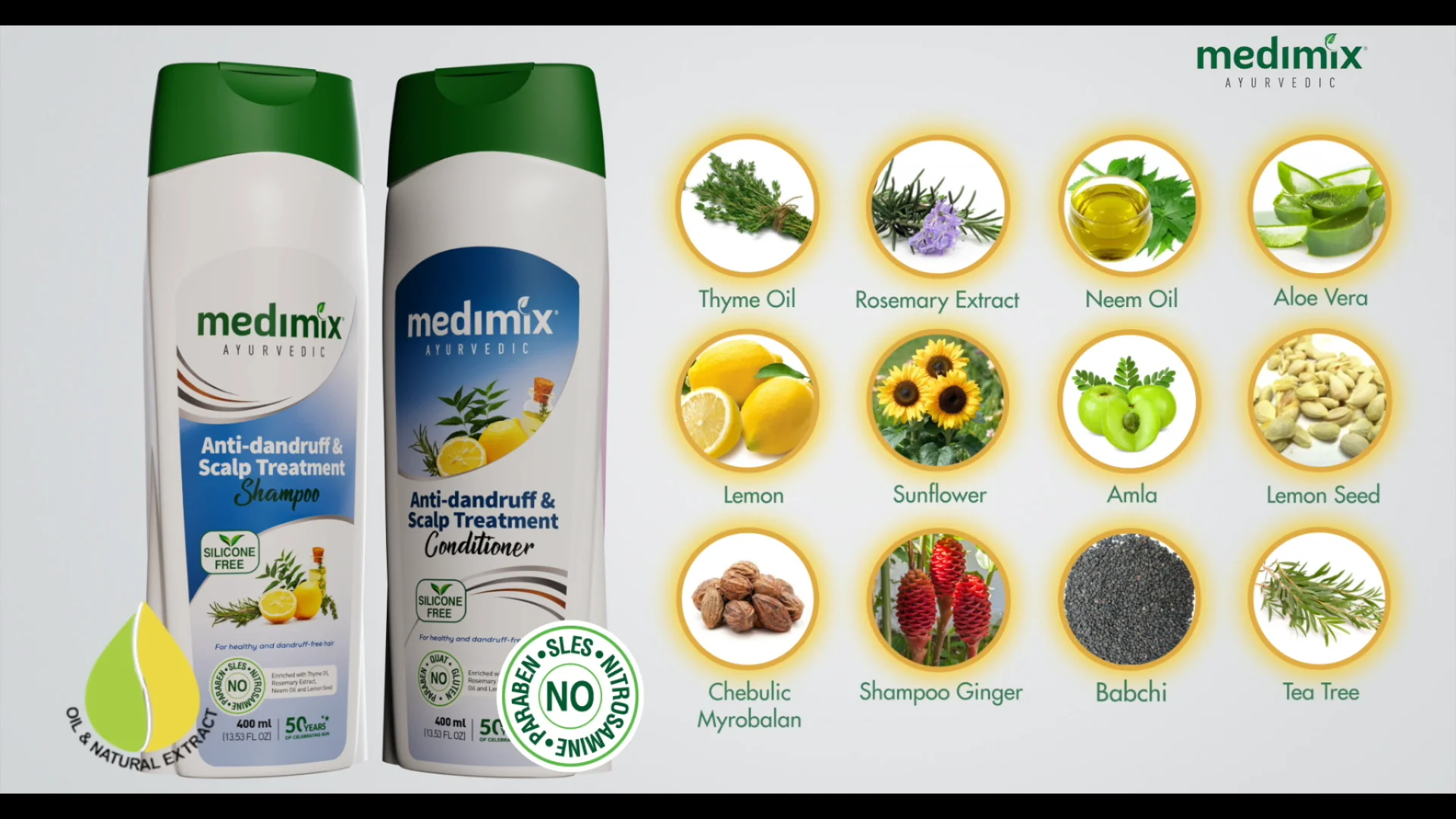 Medimix Anti Dandruff & Scalp Treatment Shampoo on Vimeo