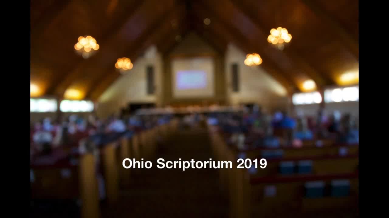 Ohio Scriptorium 2019 on Vimeo