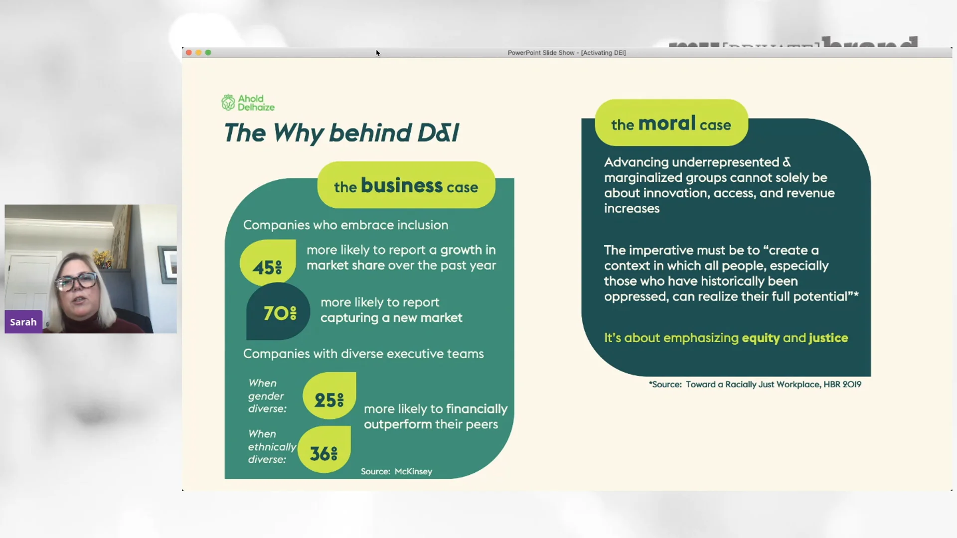 MPB Diversity - Sarah Chartrand - Ahold Delhaize on Vimeo