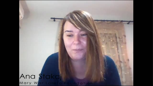 Ana Stakaj (of the Mary Ward Loreto Foundation) talks about her work in ...