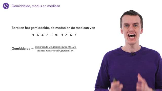 Gemiddelde, modus en mediaan oefenen | StudyGo