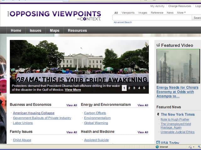 Opposing Viewpoints Basic Search Tutorial on Vimeo