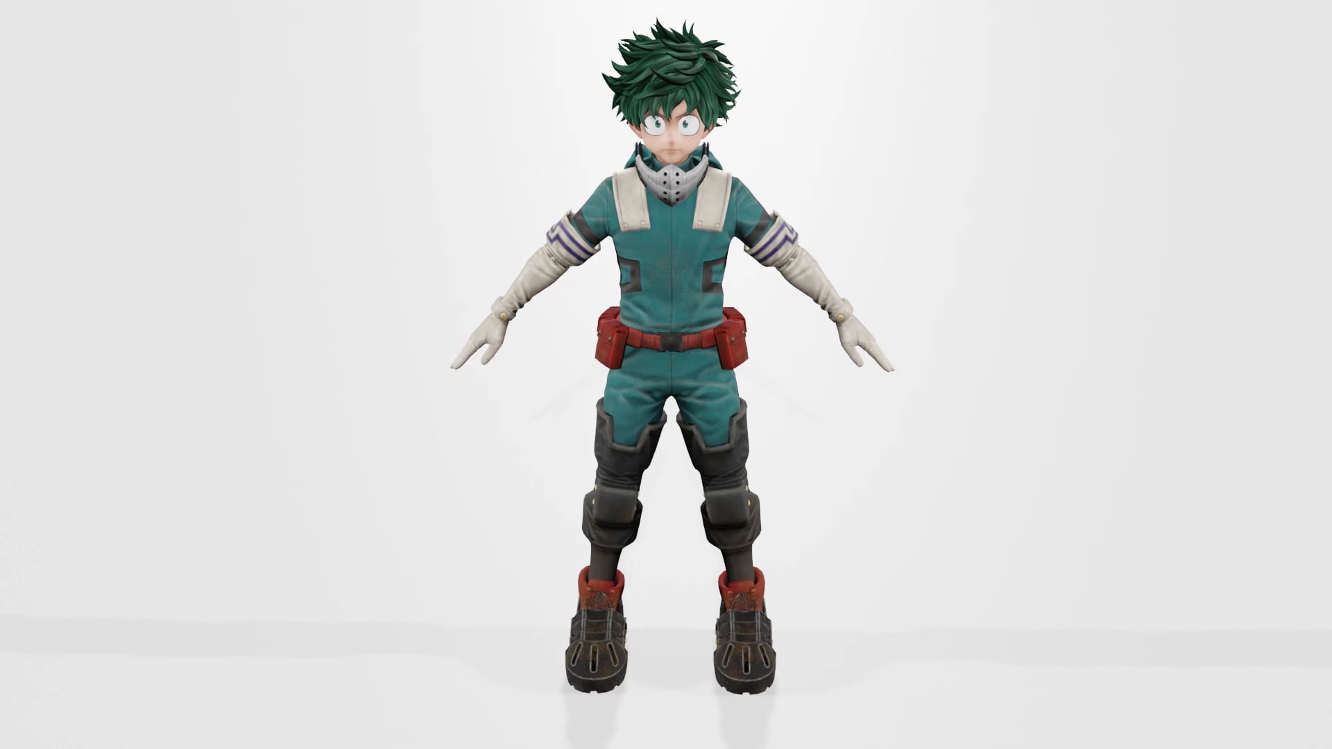 Midoriya from Jump Force 3D Model on Vimeo