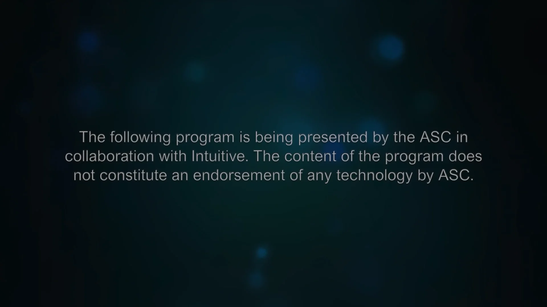 ASC 2021 SimNow Virtual Games – Presented by Intuitive on Vimeo