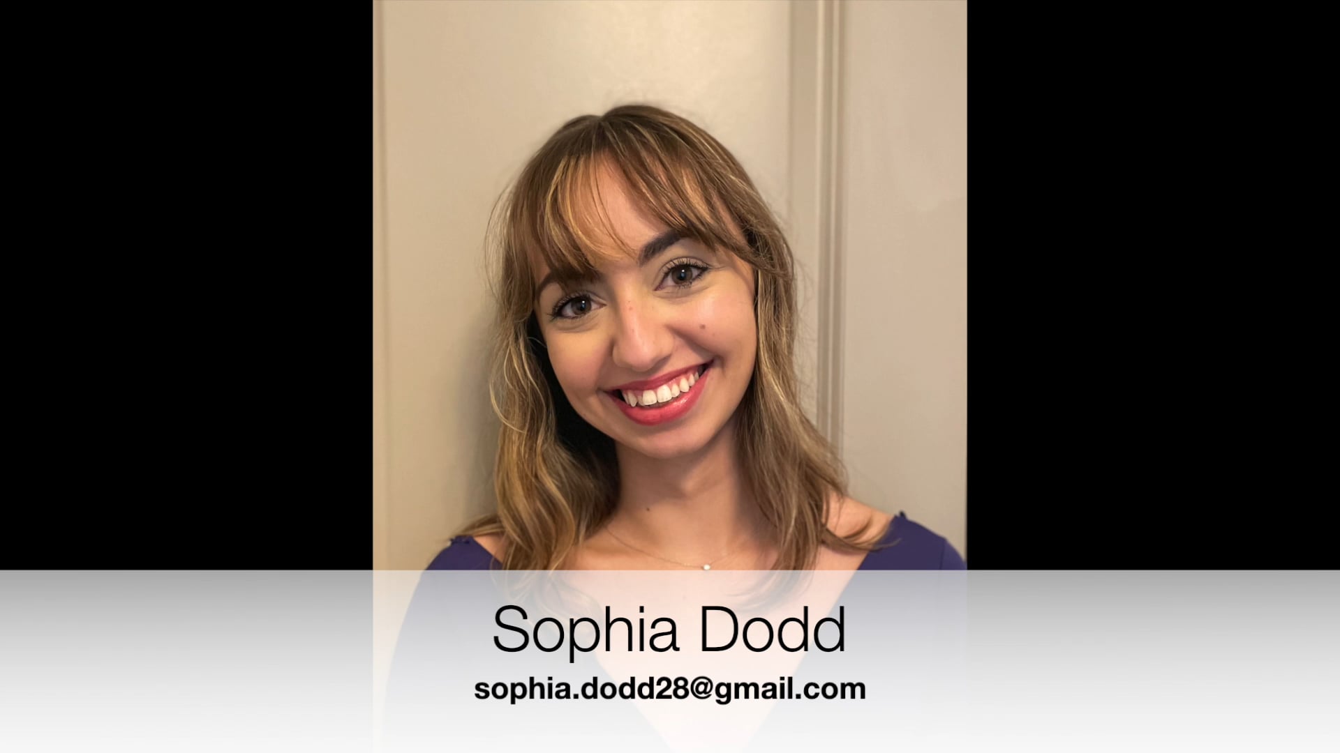 Sophia Dodd Orlando Ballet Video on Vimeo