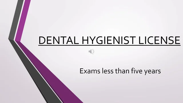 Dental Hygiene License