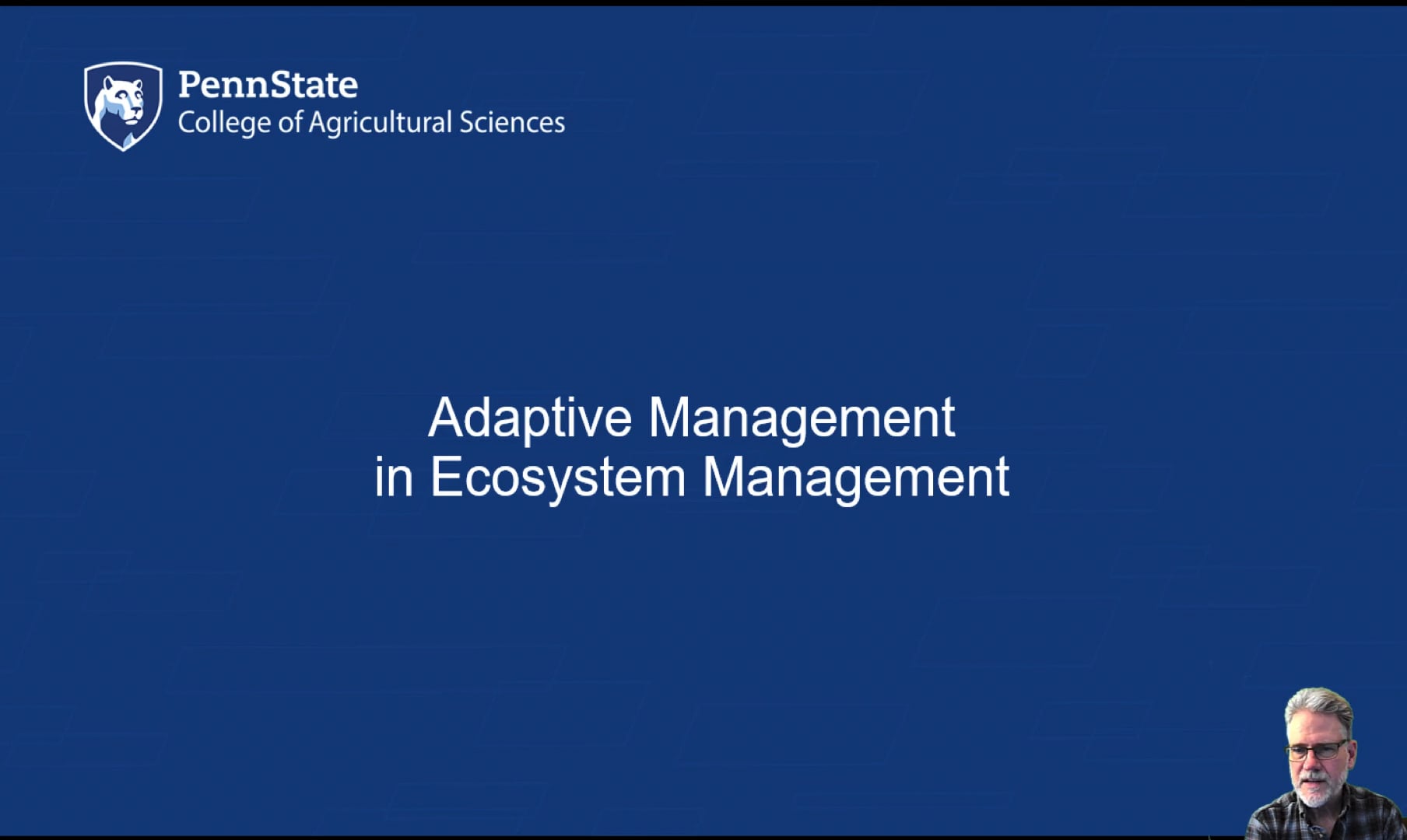 Adaptive Management in Ecosystem Management on Vimeo