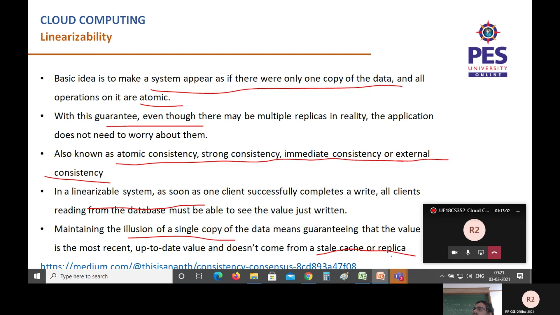 UE18CS352-CC-6E1-030321-U3L10L11-VP on Vimeo