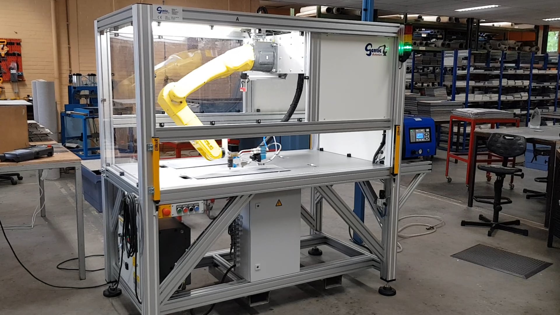 Gentic Robotics Gluing Cell -3 on Vimeo