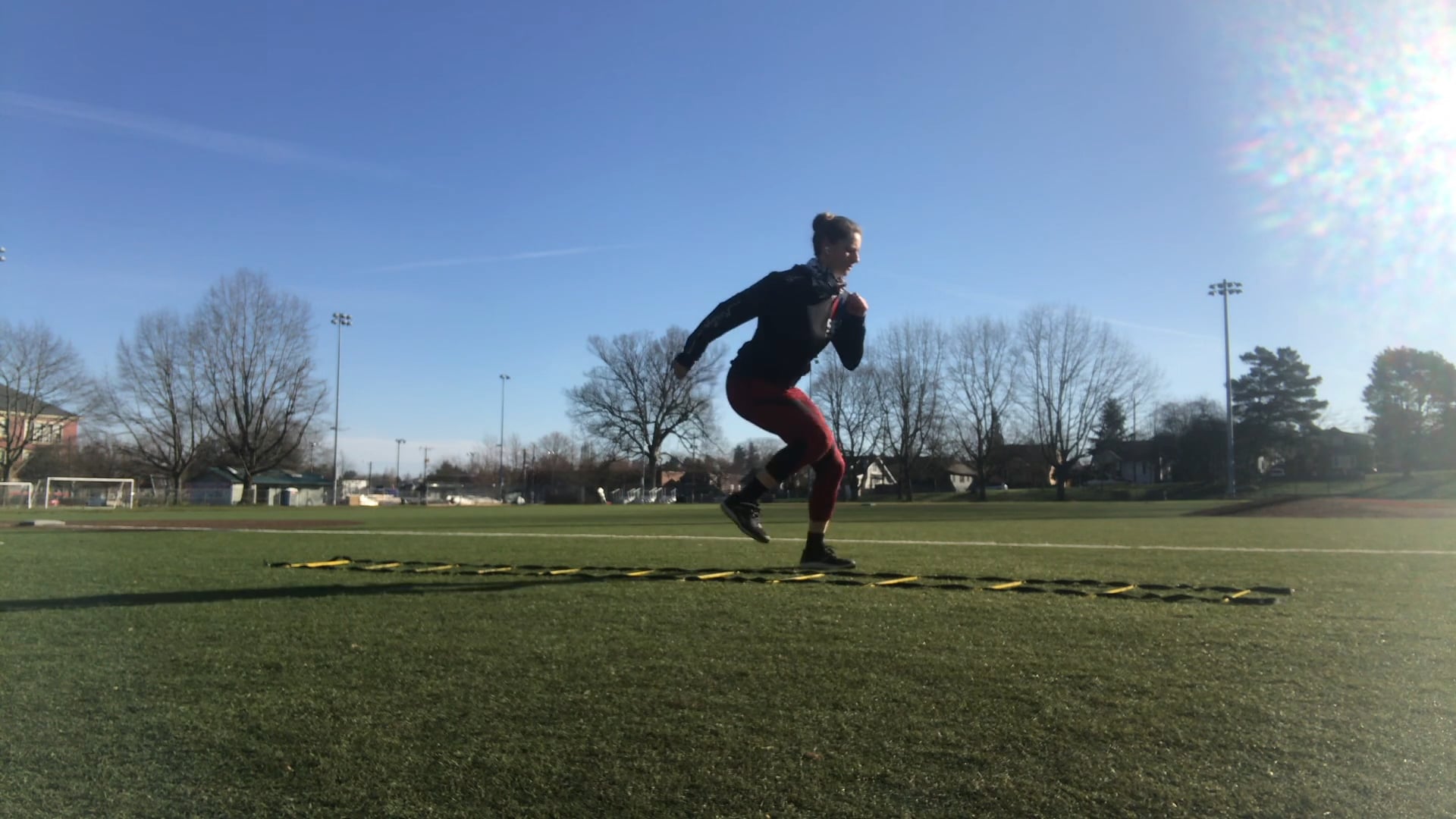 Exercise Demo - Ickey Shuffle Ladder on Vimeo