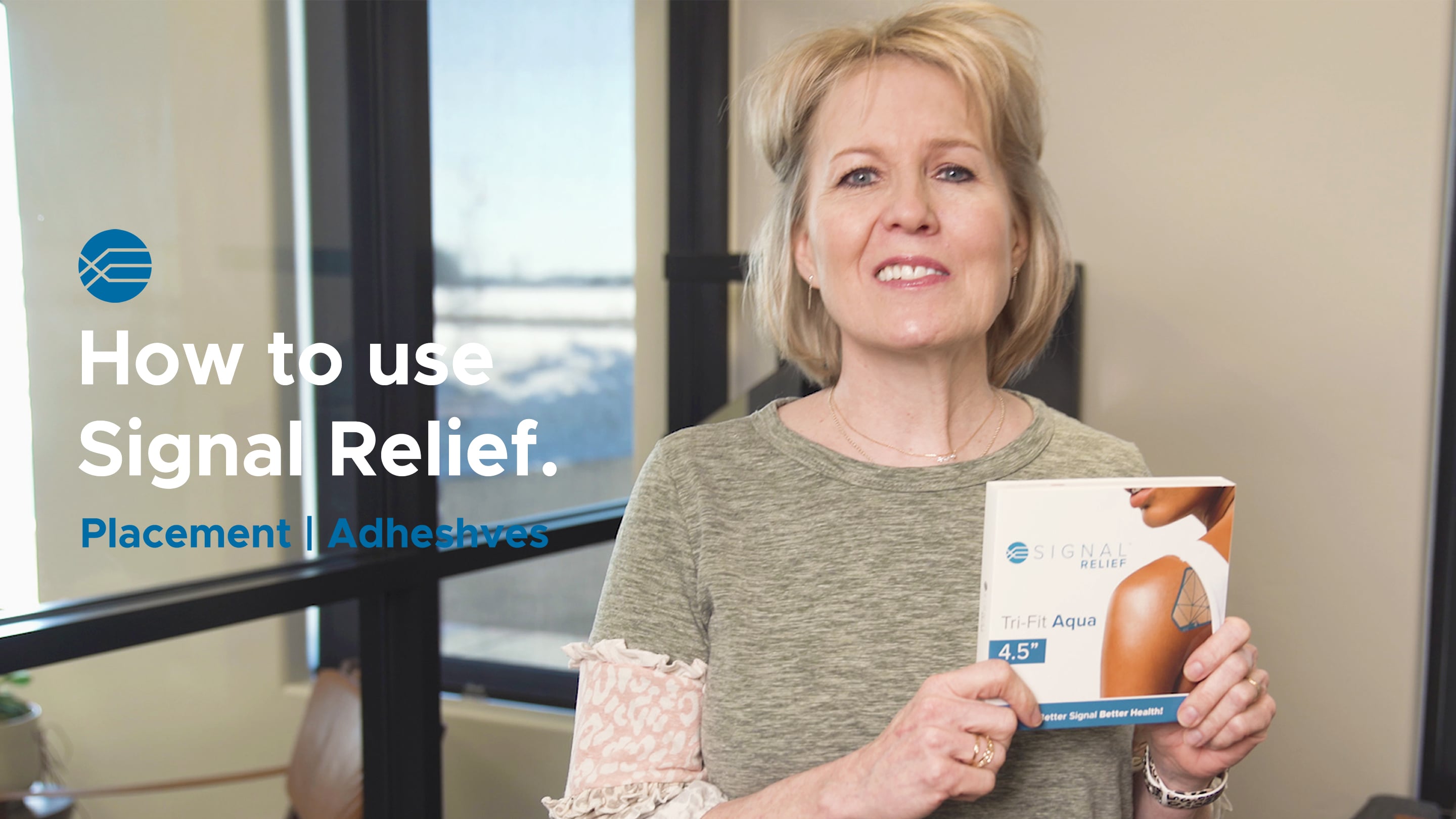 How to use the Signal Relief Patch | Placement and Adhesive on Vimeo