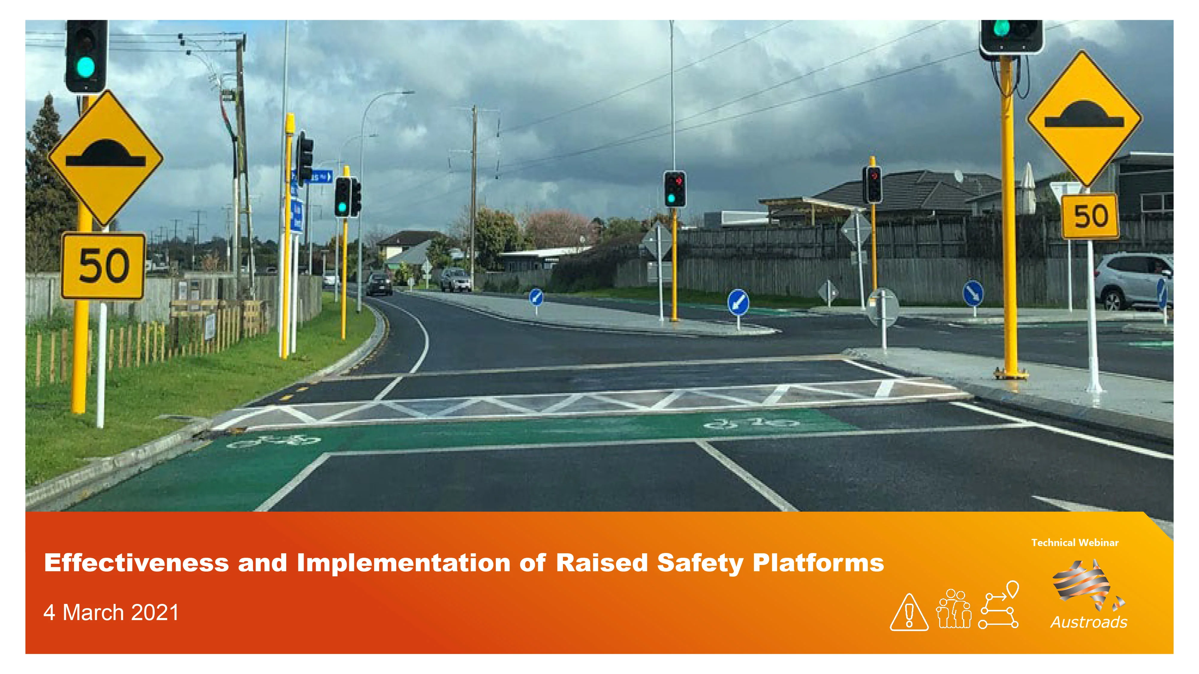 Effectiveness and implementation of raised safety platforms