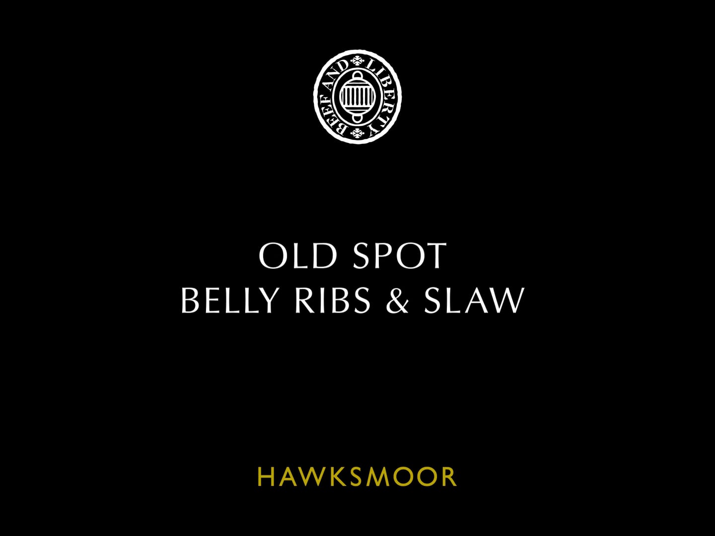 OLD SPOT BELLY RIBS & SLAW on Vimeo