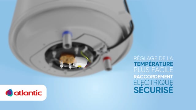 ATLANTIC ELECTRIQUE - Chauffe-eau électrique Chaufféo Plus stéatite ...