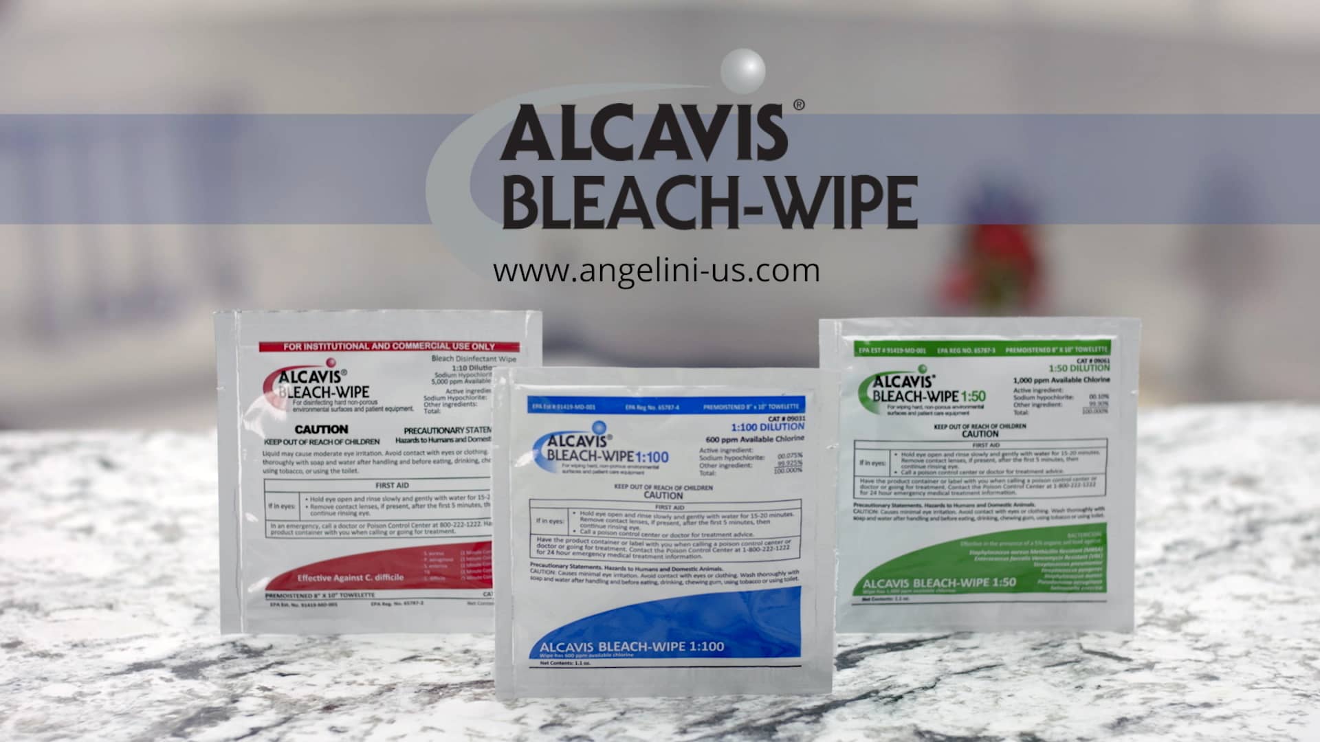 Alcavis Bleach Wipes Educational Video on Vimeo