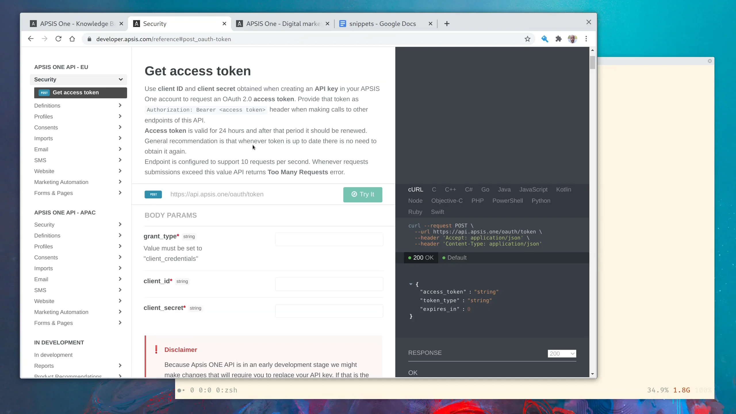 API Introduction on Vimeo