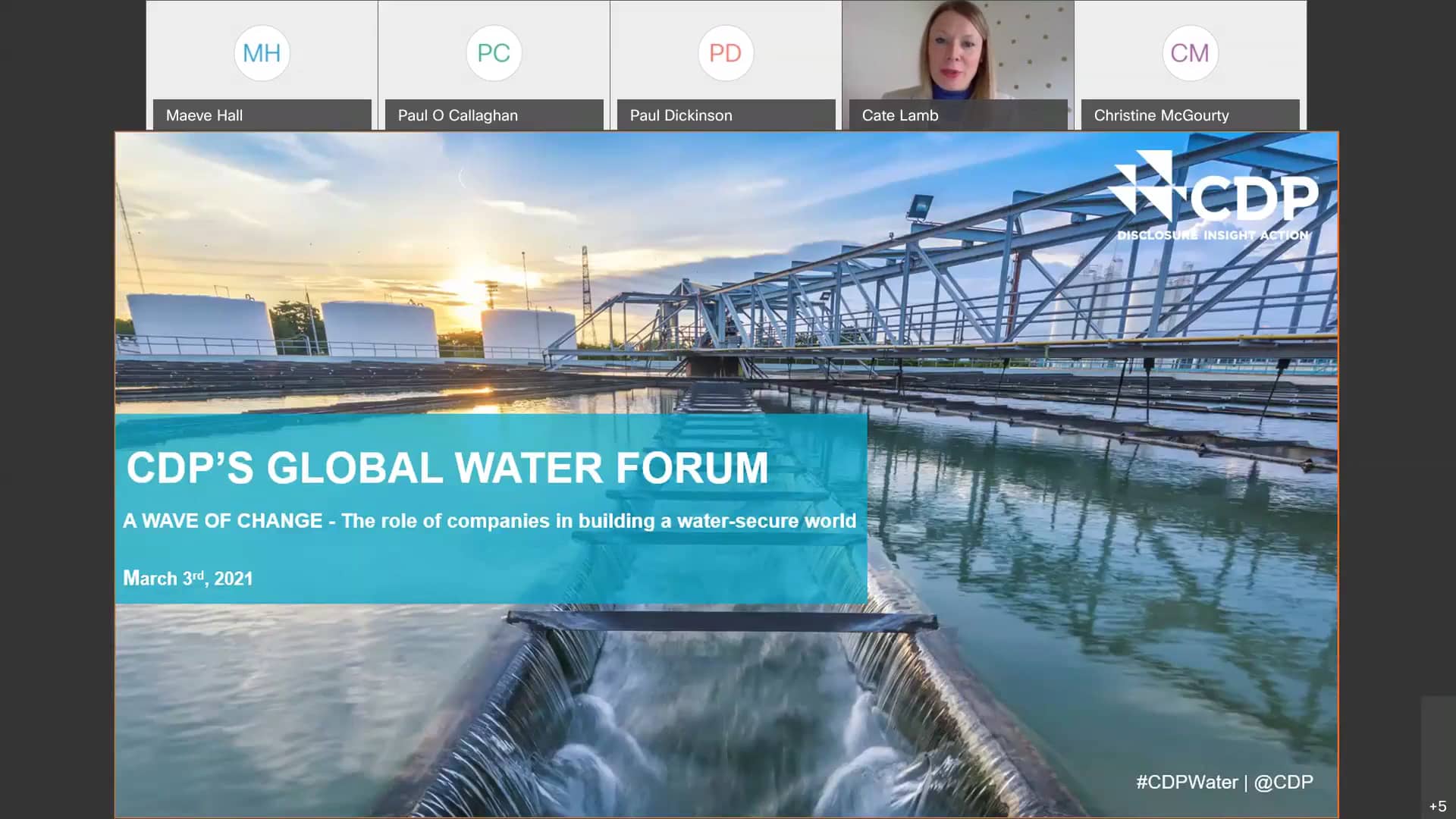 CDP's 2021 Water Forum - A wave of change on Vimeo