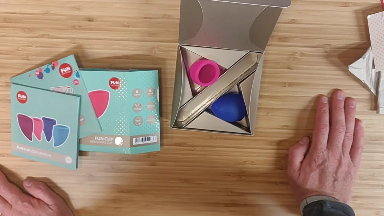 Fun Factory Fun Cup Menstrual Cup (2 Pack) Essentials PlayBlue Demo on ...