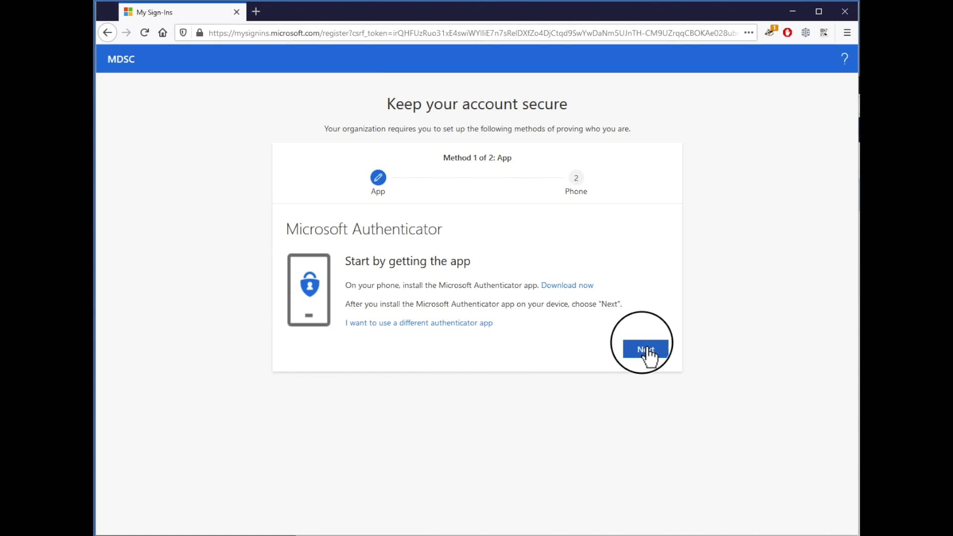 M365 Account Setup Windows Authenticator on Vimeo