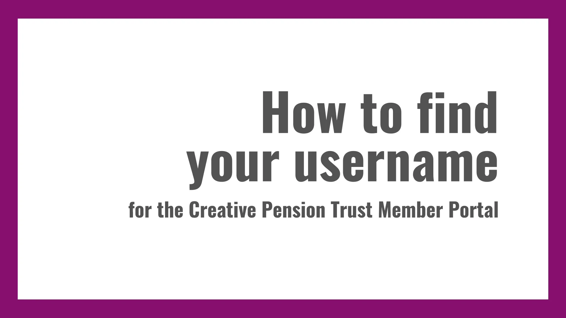 How to find your username on Vimeo
