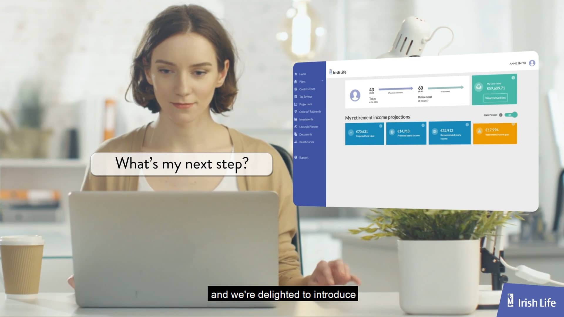 Irish Life Pension Portal Promotional Video with Subtitles on Vimeo