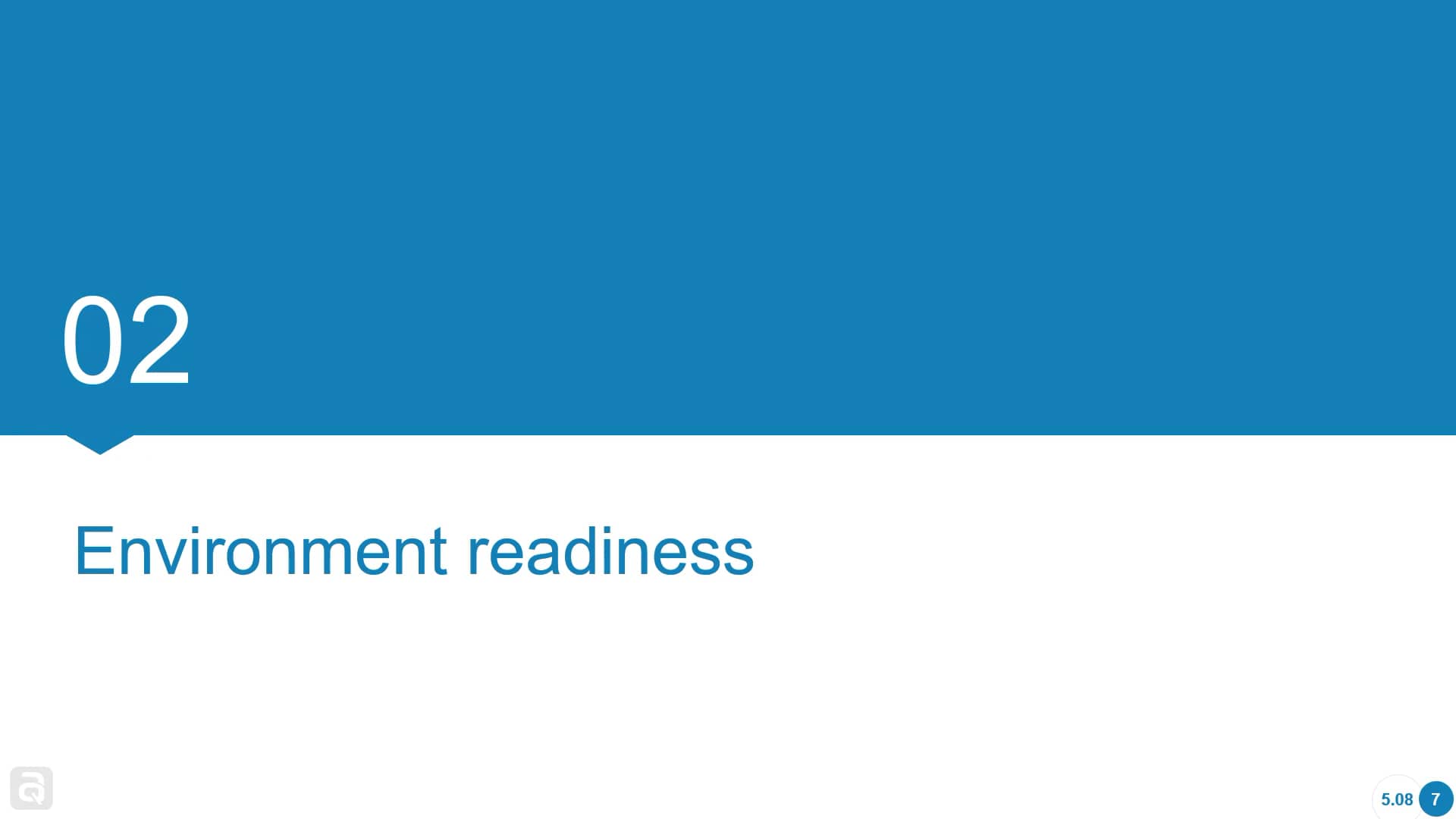 02 Environment readiness on Vimeo