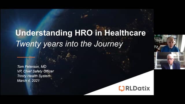HRO in Healthcare – What is it in 2021? on Vimeo