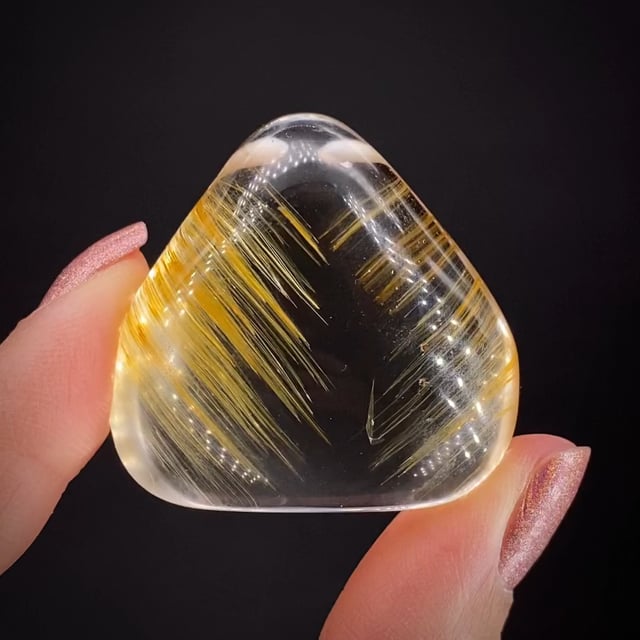 Topaz included by Rutile - LB-682a - Sakhan-gyi - Mandalay Region ...