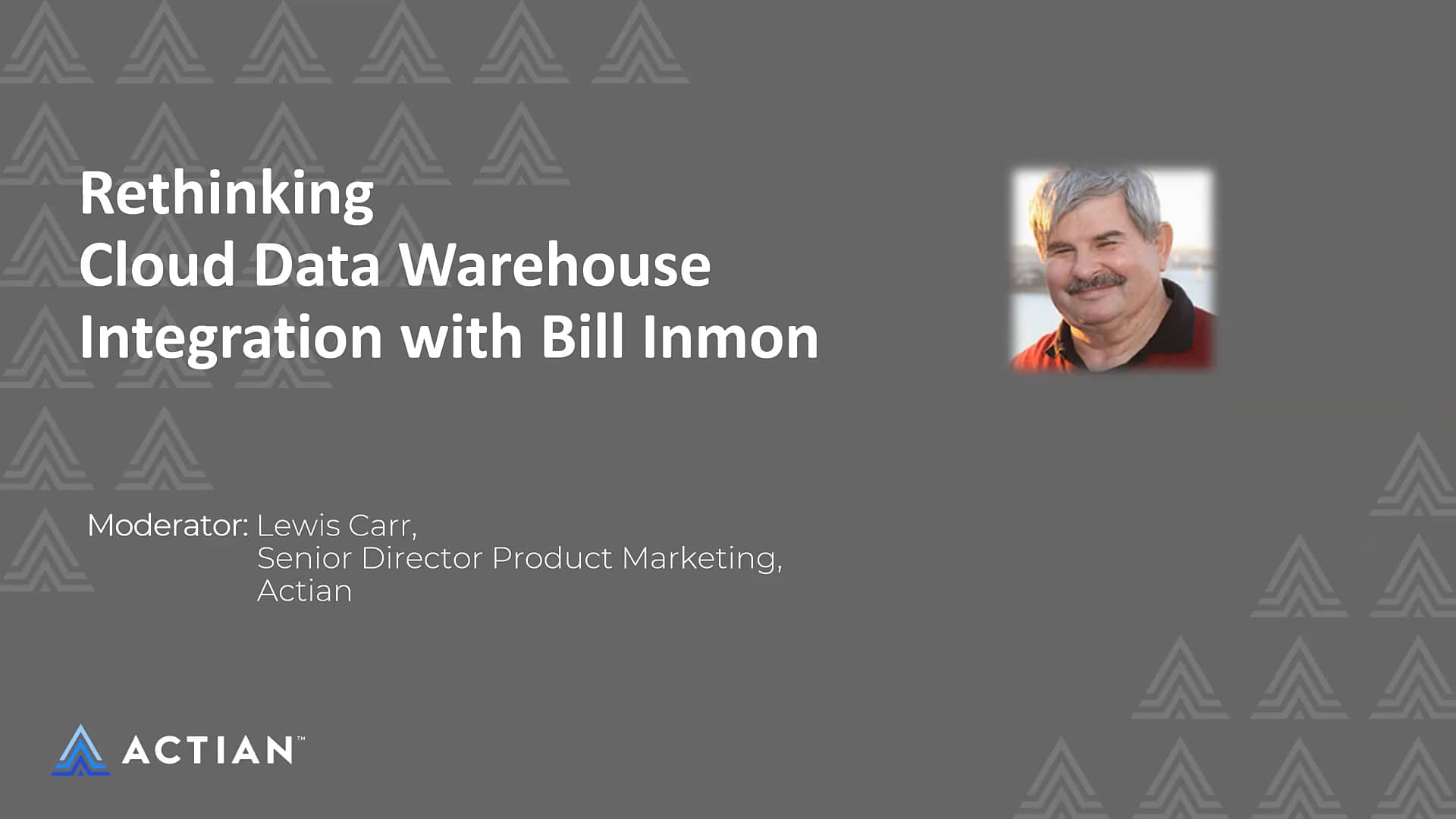 Rethinking Cloud Data Warehouse Integration with Bill Inmon on Vimeo