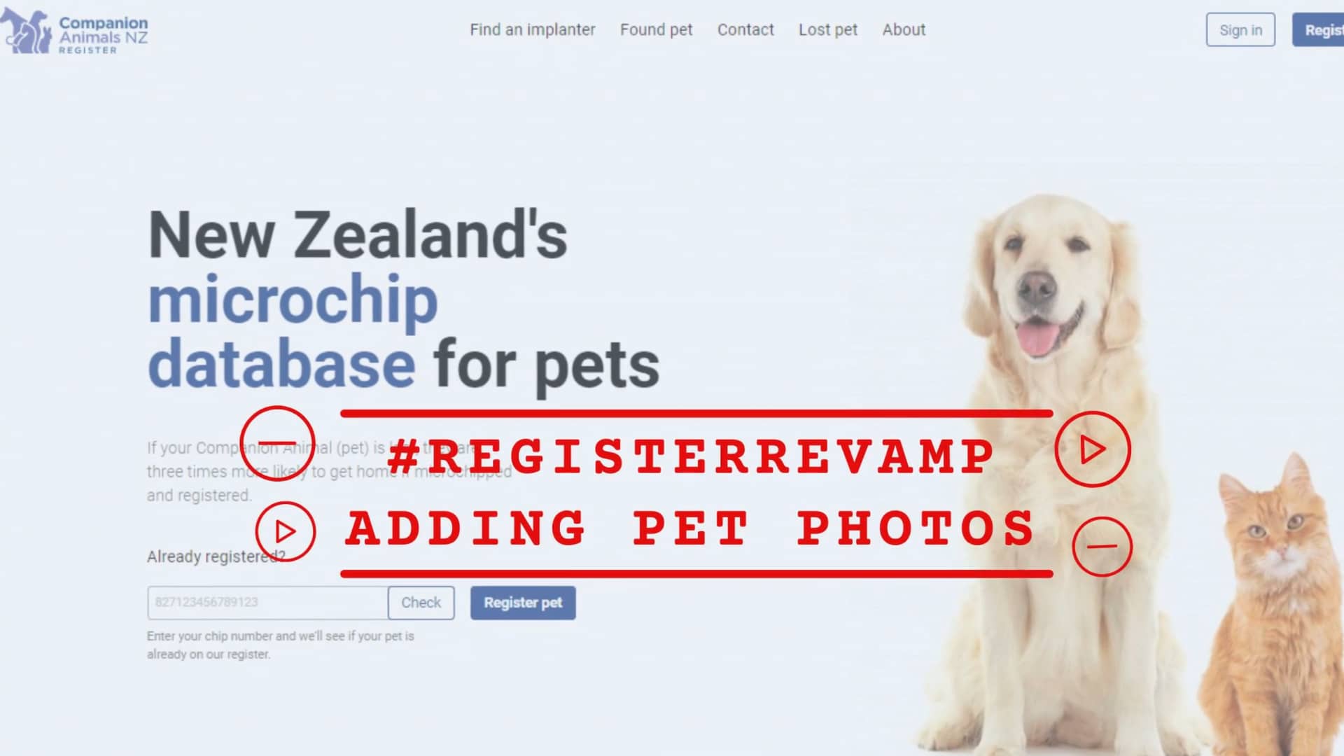 Adding Photos of your Pets on Vimeo