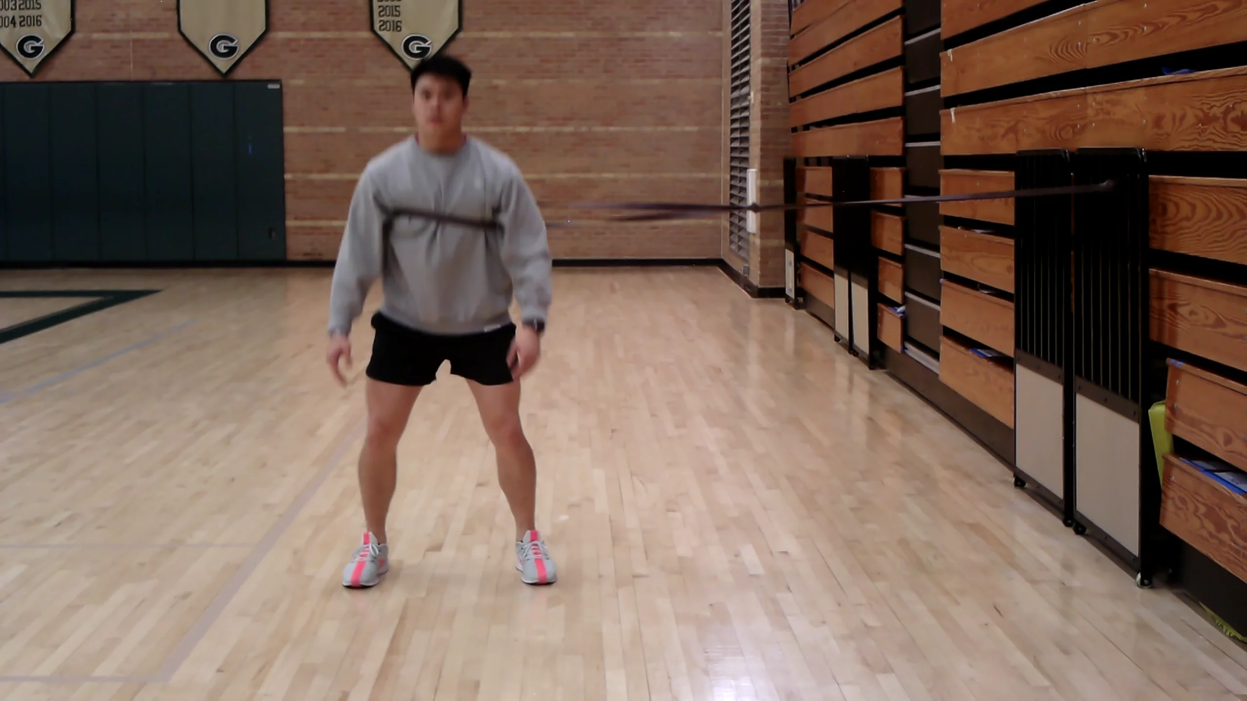 Lateral long lever resisted Vertical Jump