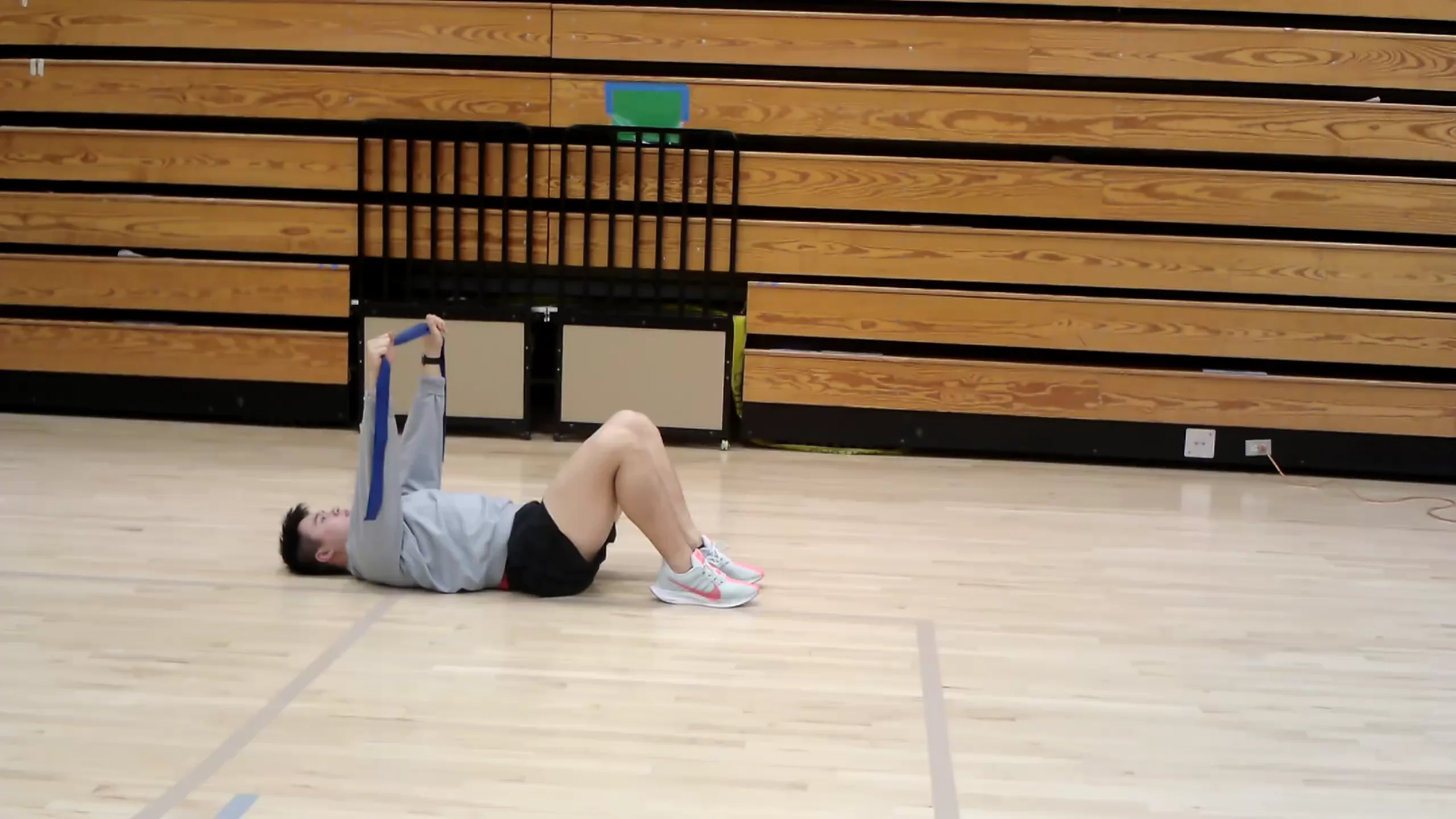 Supine Band Pull Apart