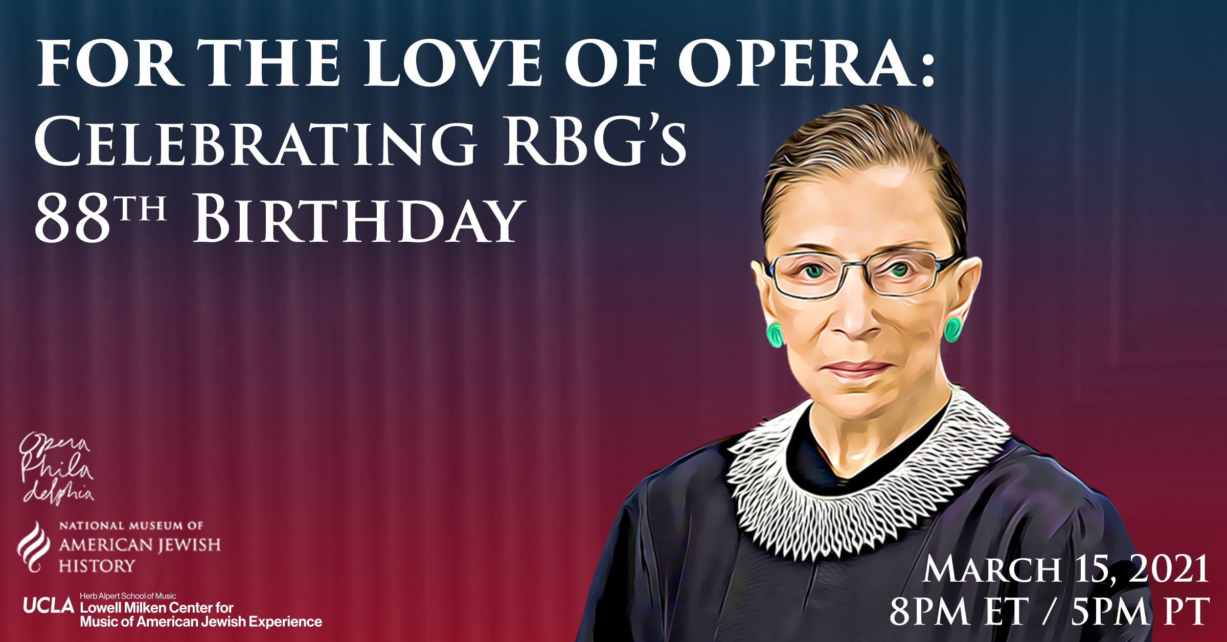 For the Love of Opera: Celebrating RBG's 88th Birthday on Vimeo