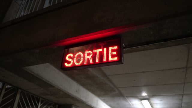 Sign, Exit Sign, Exit. Free Stock Video - Pixabay