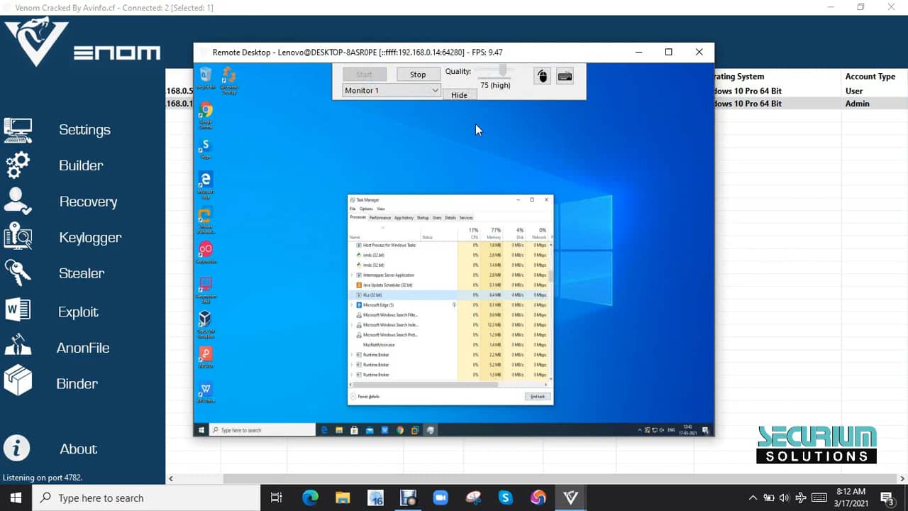 Venom RAT _ Full Version Cracked _ Undetectable RAT _ FUD RAT _ Bypass ...