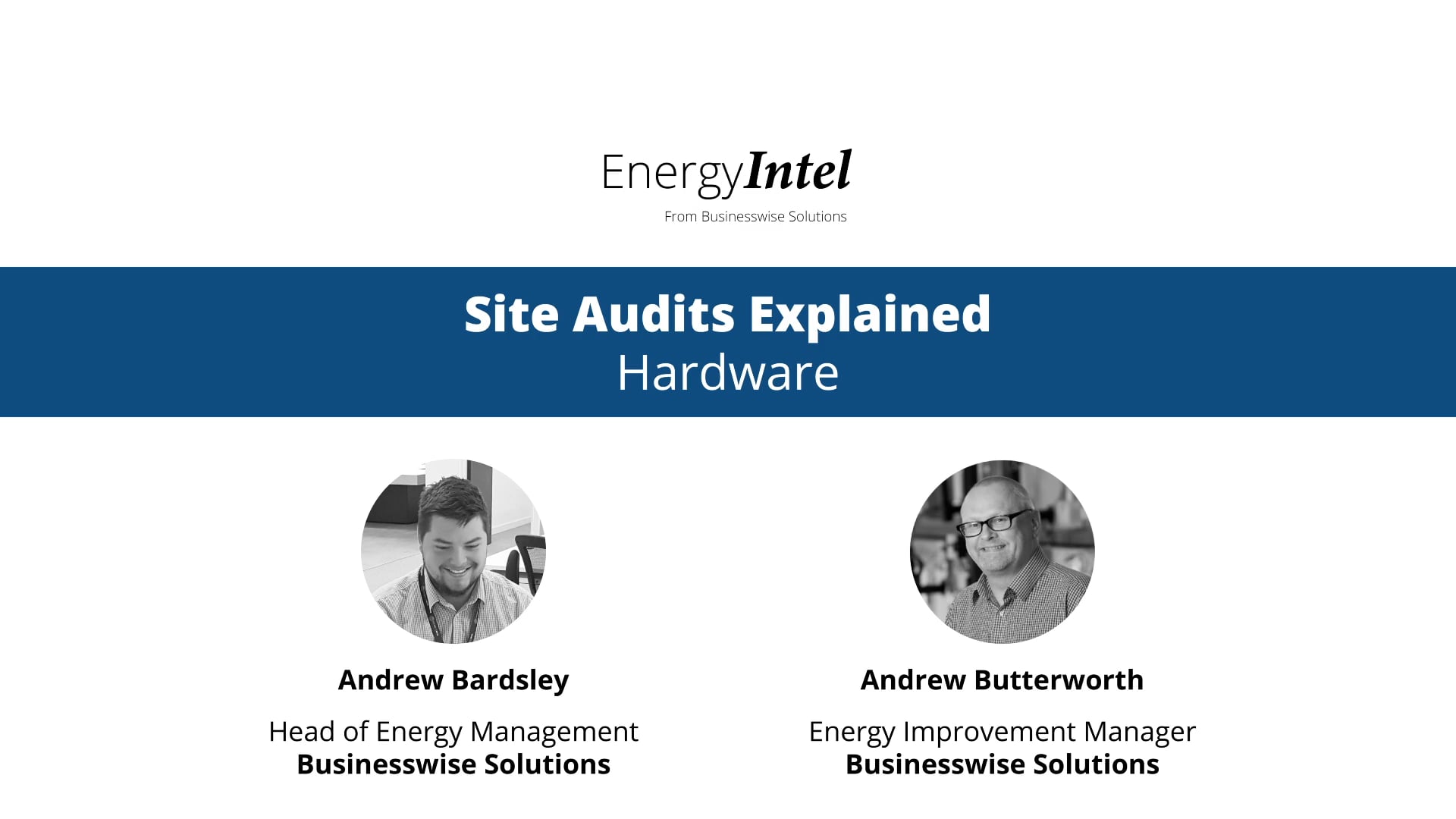 Site Audits Explained - Hardware on Vimeo